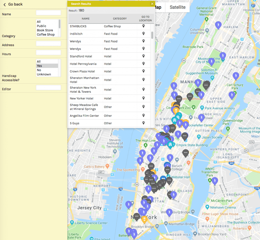 The Map With Every Public Restroom In NYC - Your Mileage May Vary