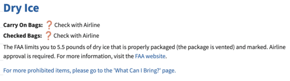 The TSA Says Ice Is A Solid Until It's Not: What You Can Bring Through ...