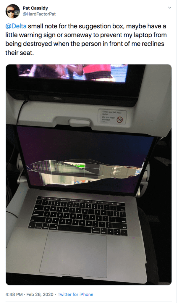 Man's Laptop Was Broken On Plane - Here's What Delta Did - Your Mileage ...