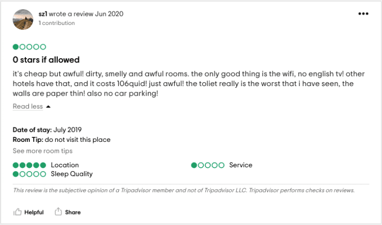 The Worst Hotels In The World, According to Tripadvisor - Your Mileage ...