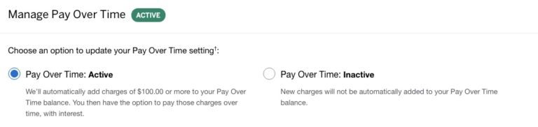 Amex's "Pay Over Time": Why & How To Turn It Off - Your Mileage May Vary