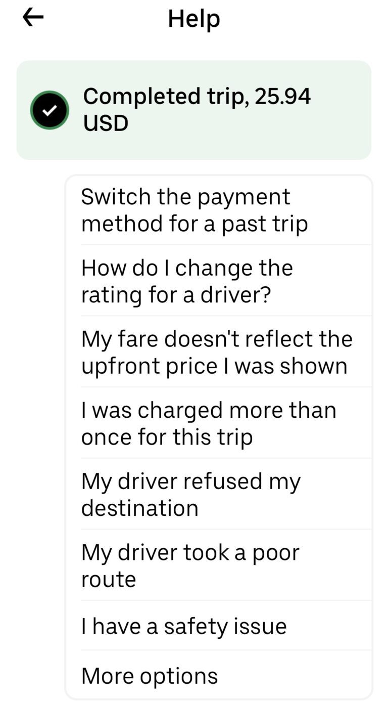 What To Do When Your Uber Charge Is Higher Than Expected - Your Mileage ...
