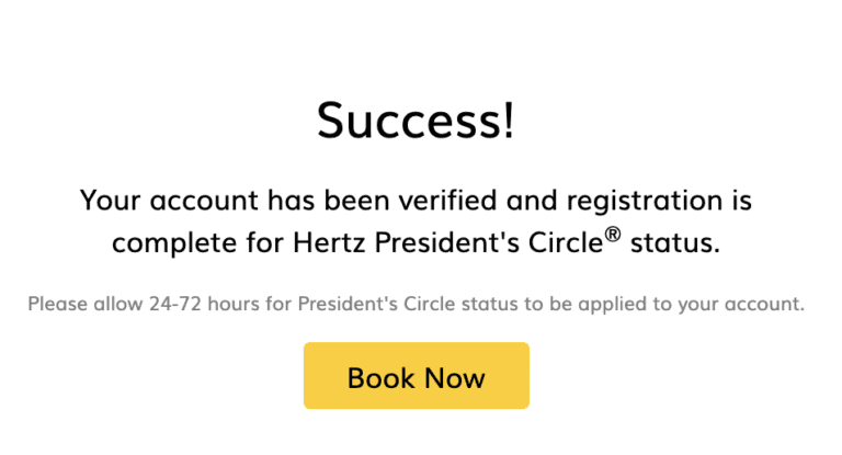 Hertz President's Circle Status Not Showing Up? Here's What To Do ...