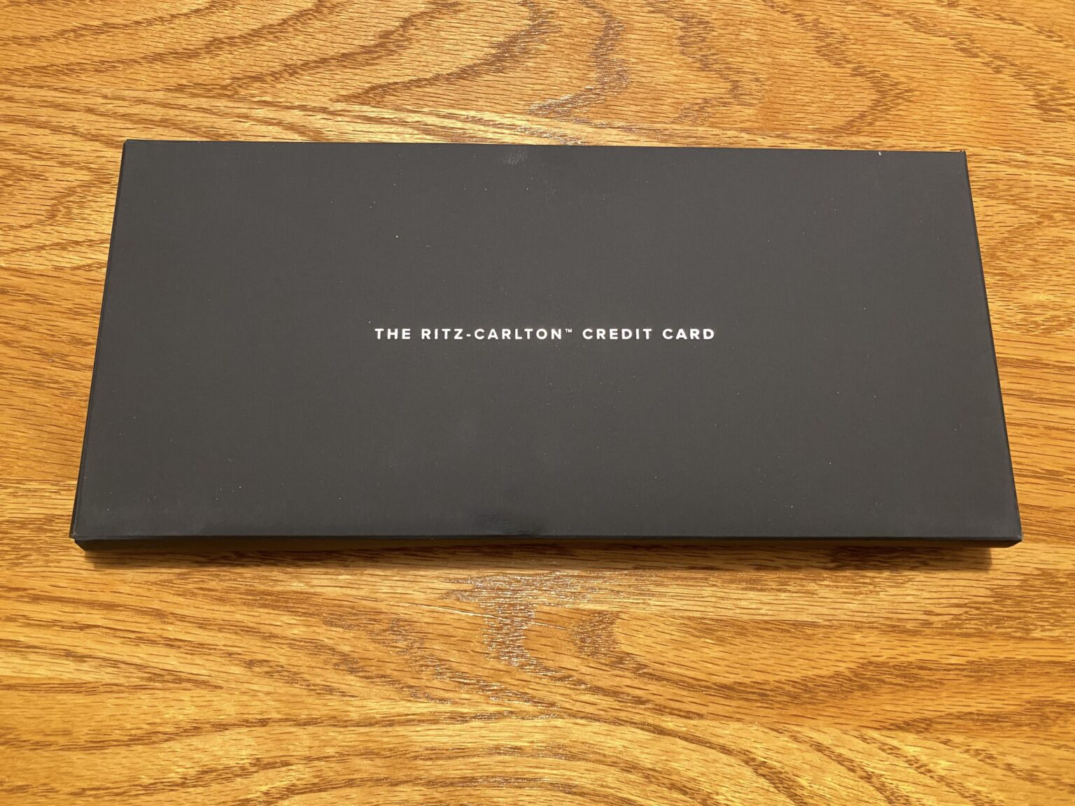 Unboxing The Ritz Carlton Card - Your Mileage May Vary