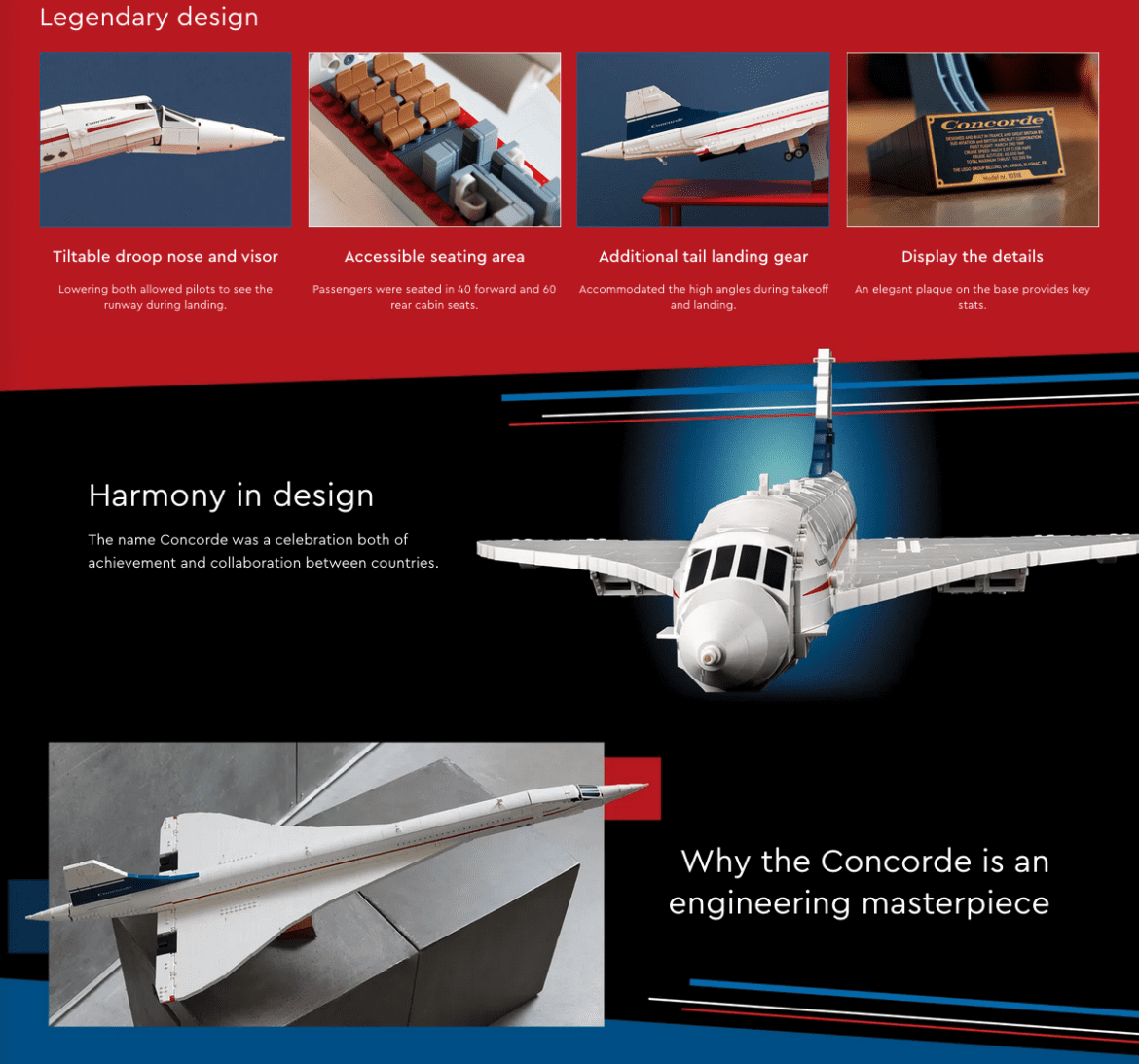 LEGO Introduces 2000 Piece Model of The Concorde - Your Mileage May Vary