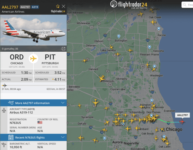 Why Some Planes Turn Red on FlightRadar24 - Your Mileage May Vary
