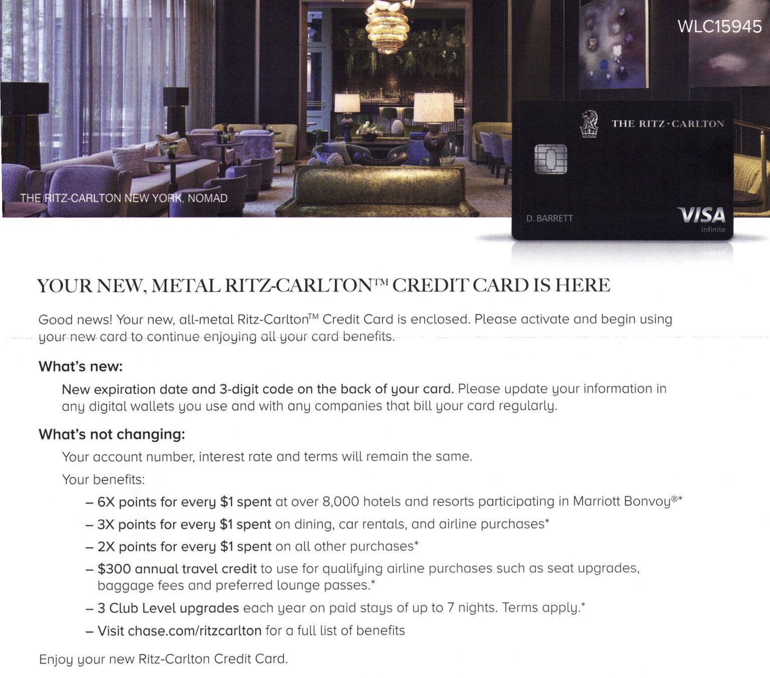 The Return of the All-Metal Ritz-Carlton Credit Card - Your Mileage May ...
