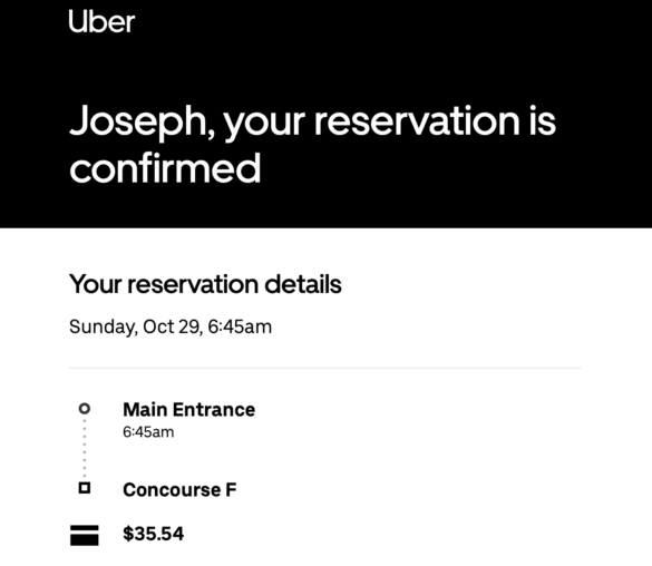 Uber Reserve Review: Is it Worth the Extra Cost? - Your Mileage May Vary
