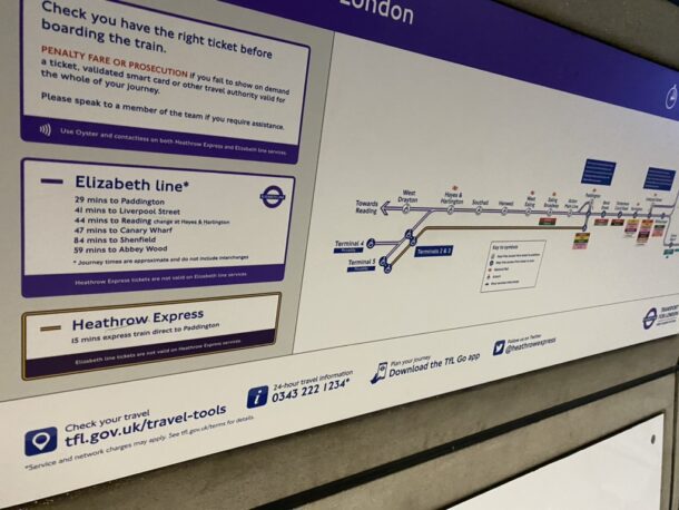 My Experience on London's New Elizabeth Line from Heathrow - Your ...