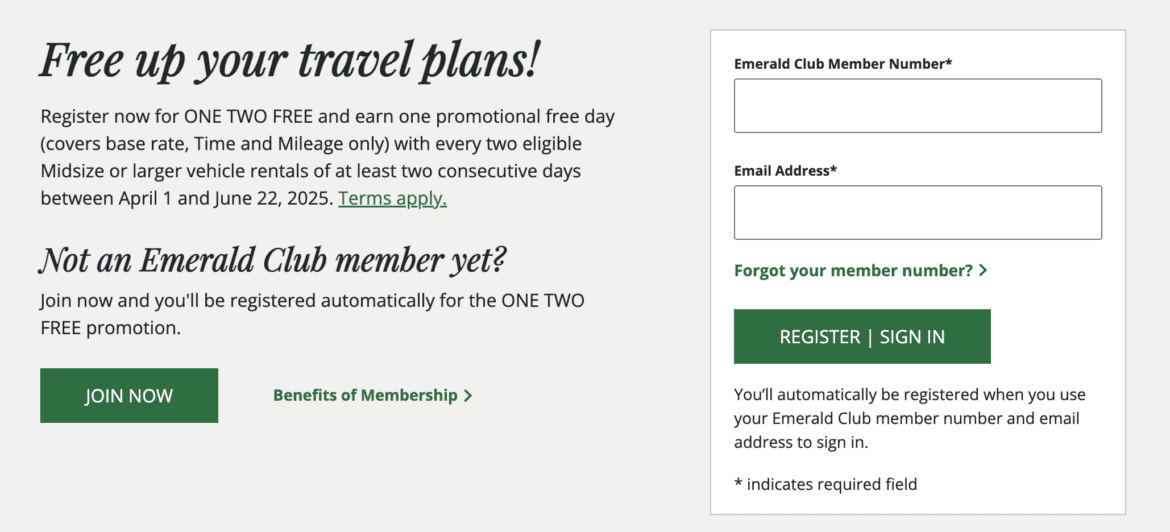National’s One Two Free Promotion Is Back for 2025 - Your Mileage May Vary