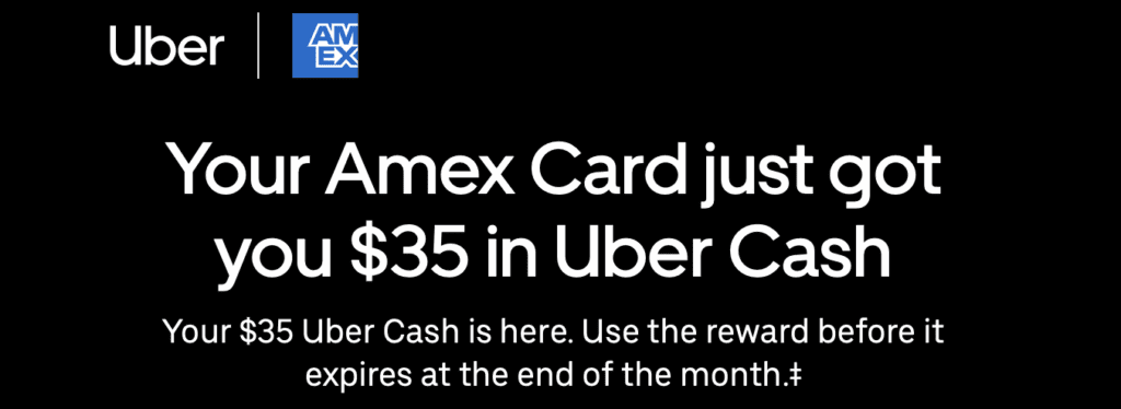 Reminder: Your Amex Platinum Uber Cash Jumps to $35 in December - Your ...