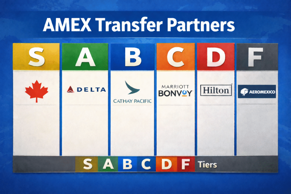 Amex Transfer Partners Ranked (S to F): The Ones I’d Use — and the Ones ...