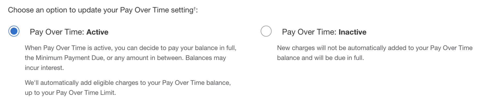 Amex’s “Pay Over Time”: Why & How To Turn It Off (2026 Update) - Your ...
